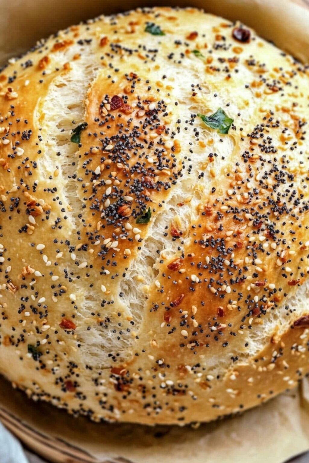 Everything Bagel No-Knead Bread | RecipeCoo