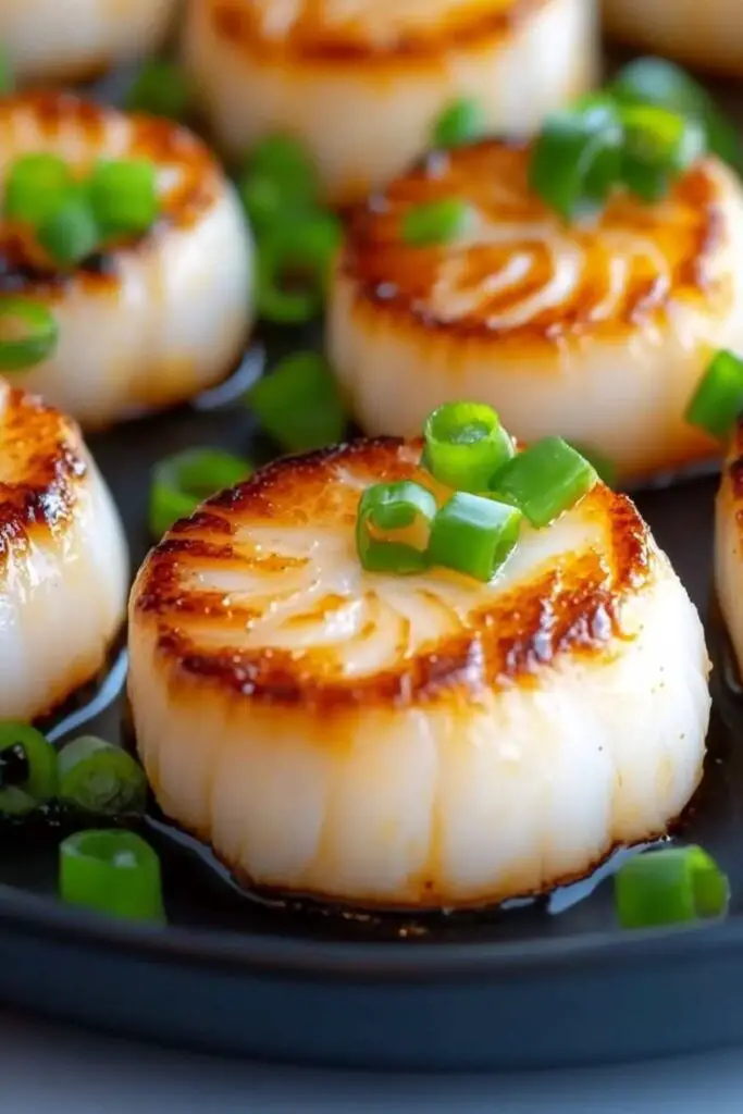 Juicy Japanese Style Seared Scallops | RecipeCoo