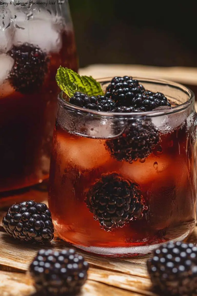 Easy & Delicious Blackberry Iced Tea | RecipeCoo