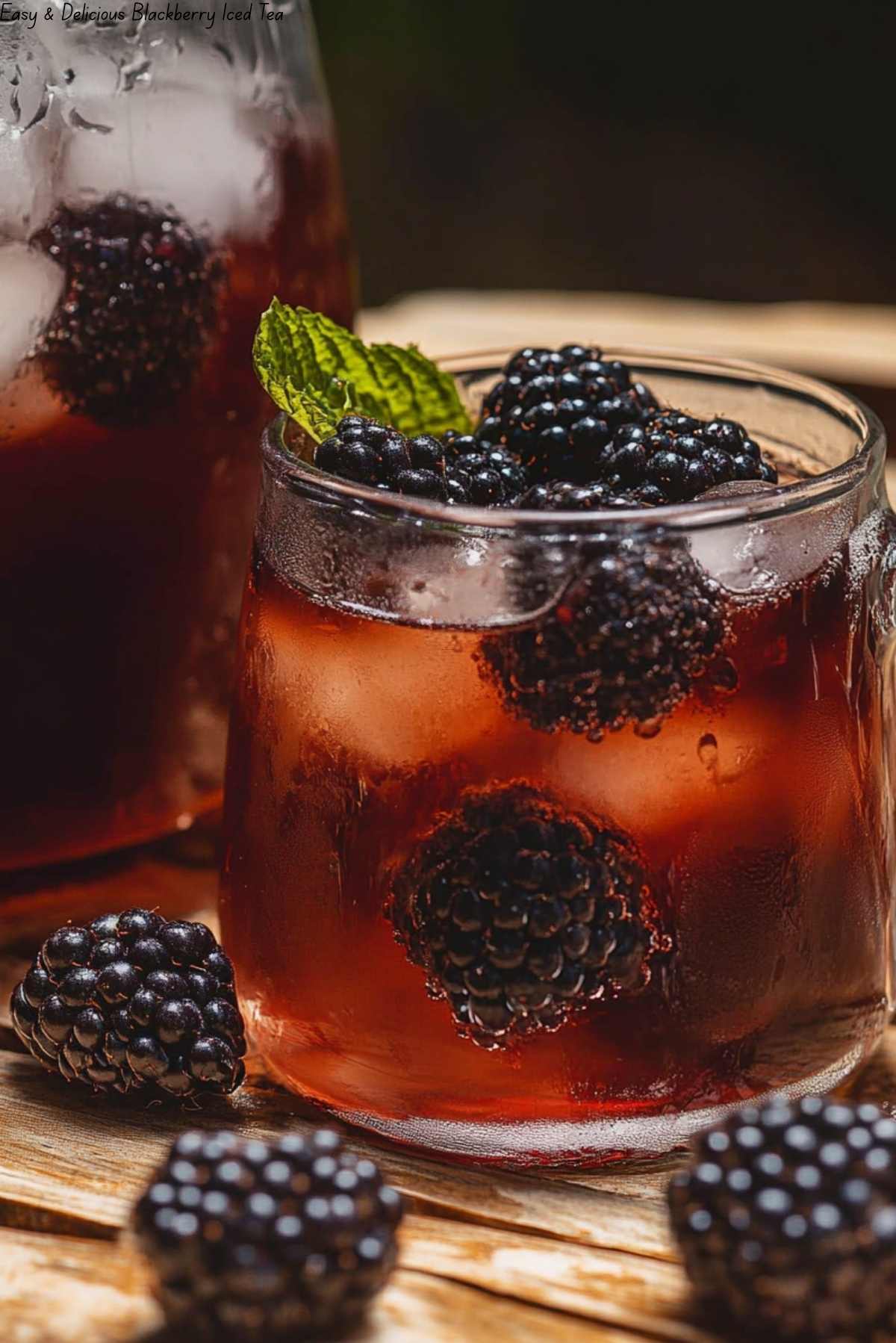 Easy & Delicious Blackberry Iced Tea | RecipeCoo