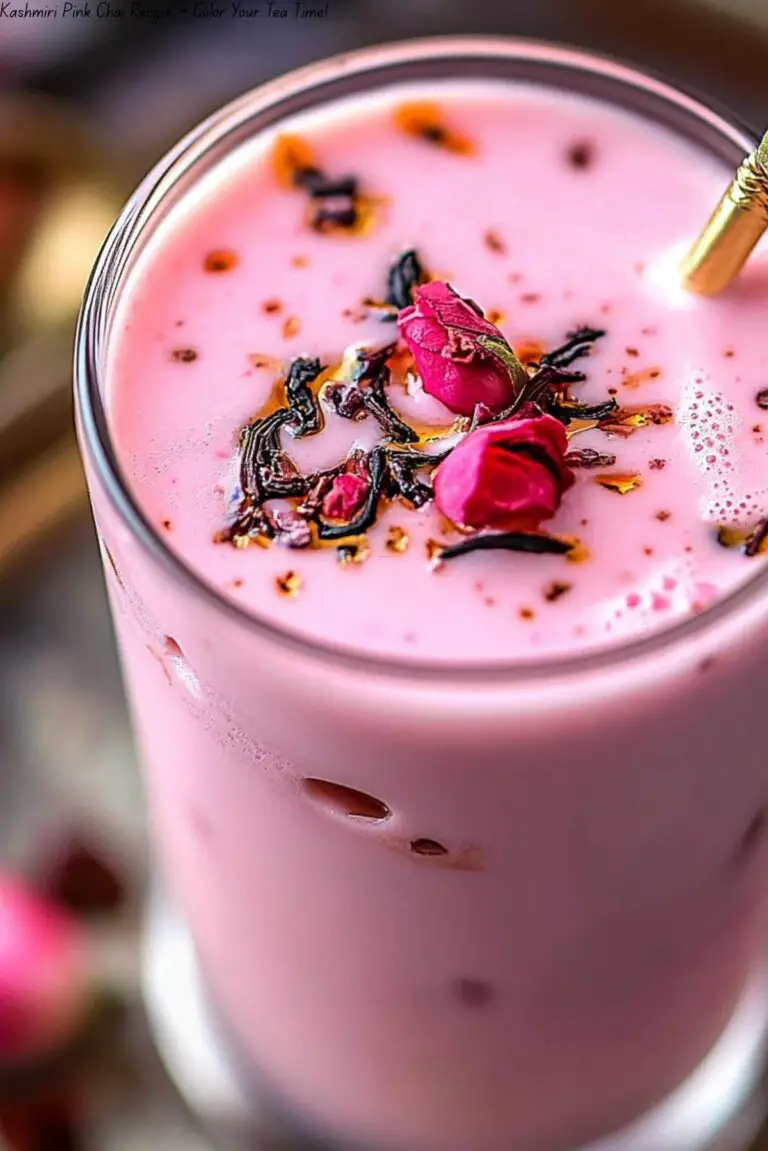 Kashmiri Pink Chai Recipe – Color Your Tea Time! | RecipeCoo