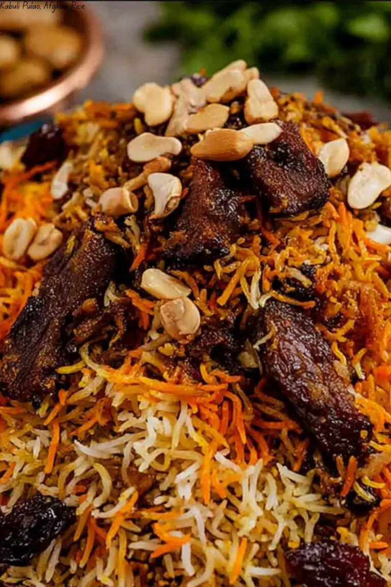 Kabuli Pulao, Afghan Rice | RecipeCoo