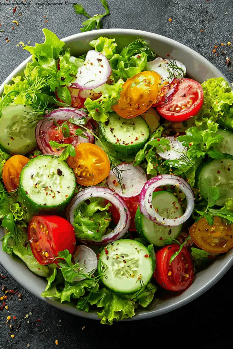 Garden Salad: A Fresh Summer Recipe | RecipeCoo