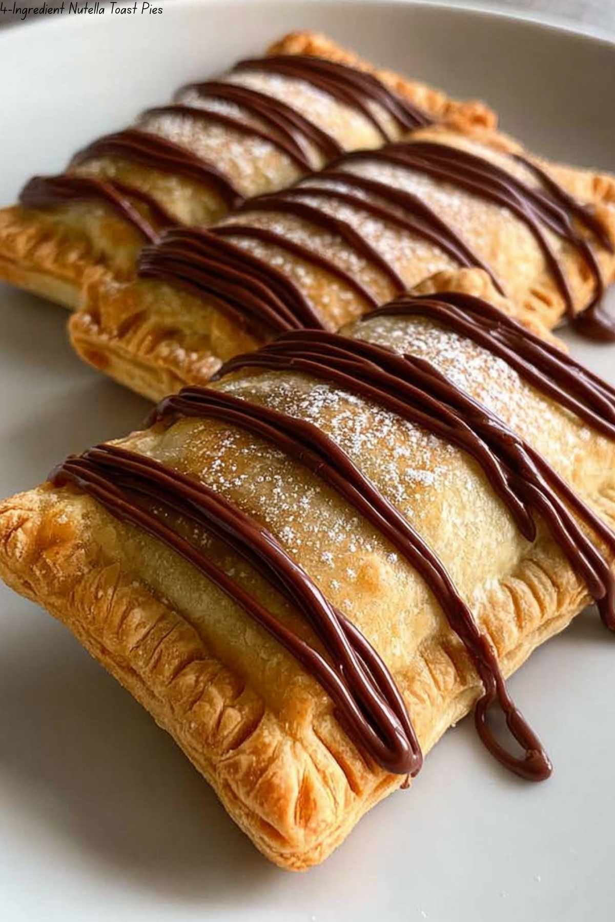 4-Ingredient Nutella Toast Pies | RecipeCoo