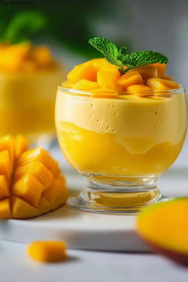 Easy Mango Mousse | RecipeCoo