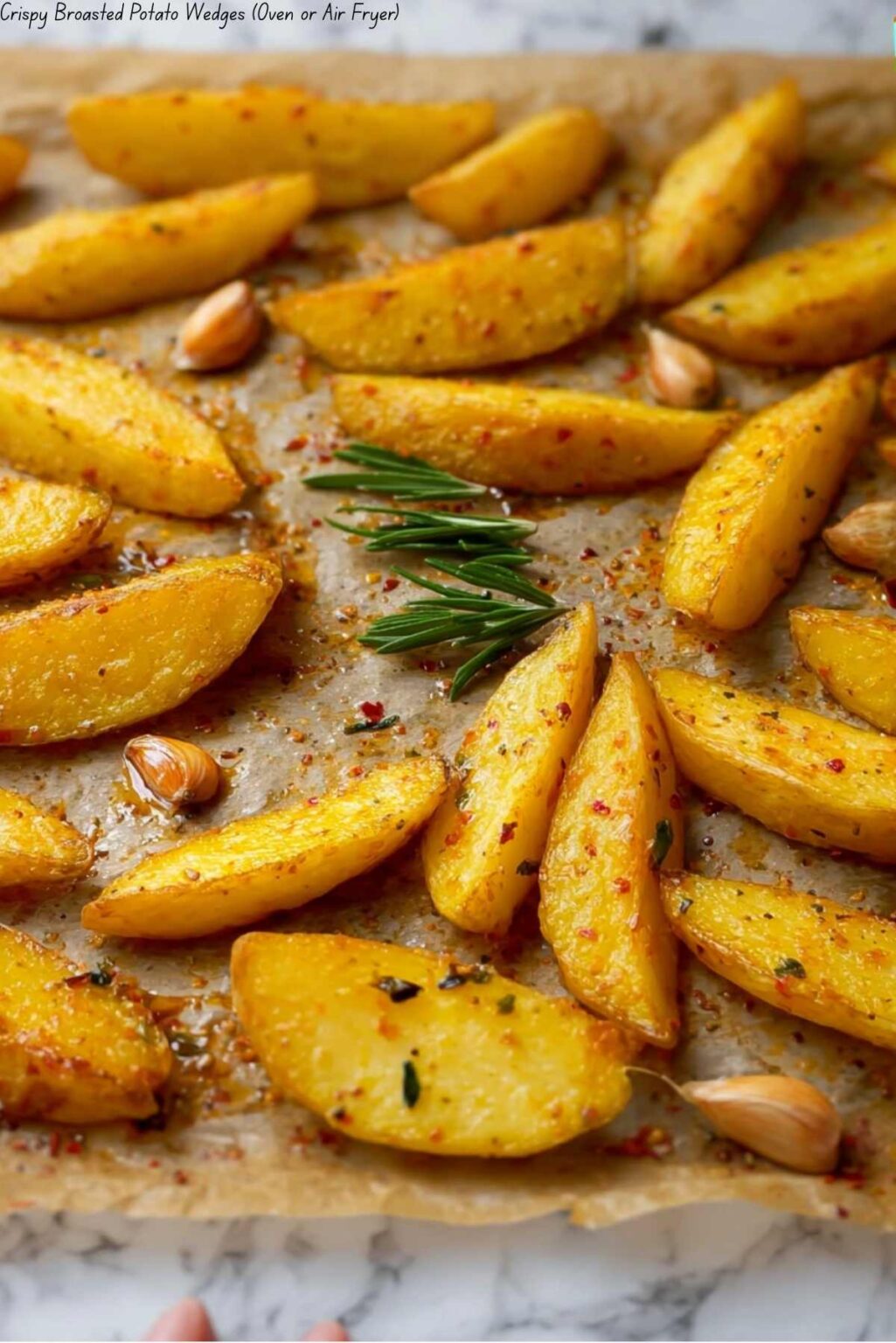 Crispy Broasted Potato Wedges (Oven or Air Fryer) | RecipeCoo