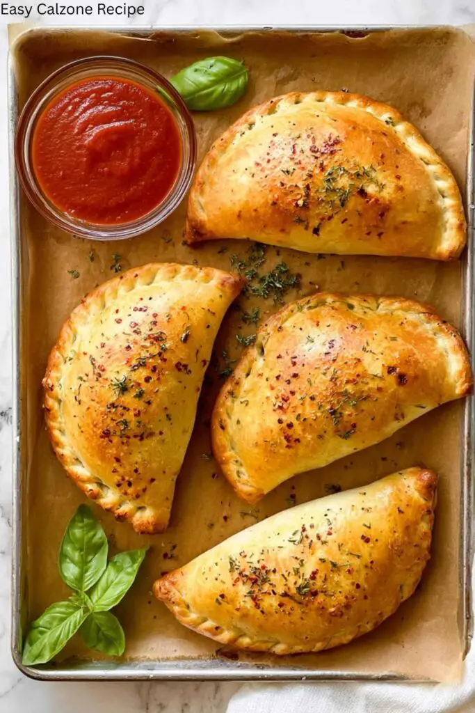Easy Calzone Recipe | RecipeCoo